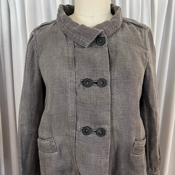 Massimo Dutti | Jackets & Coats | Massimo Dutti Linen Sand Washed Taupe ...